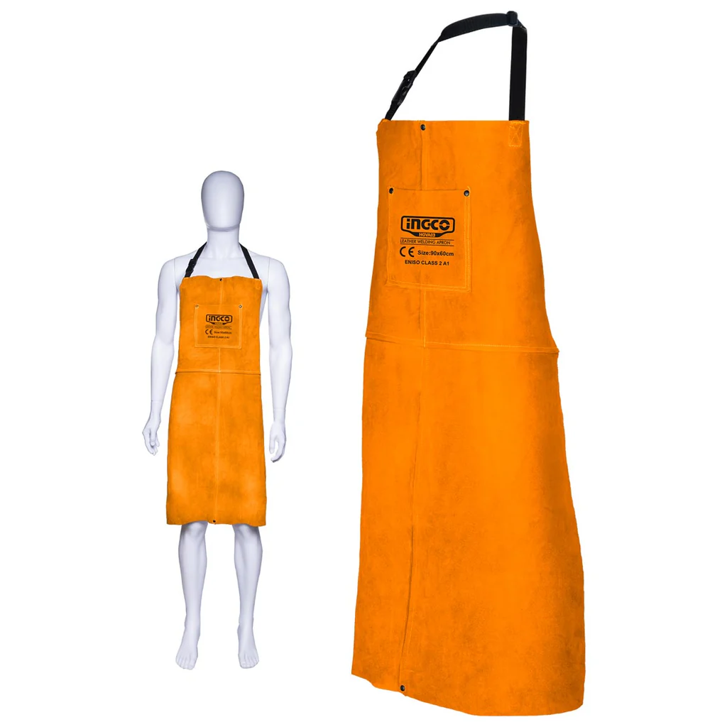 Ingco Leather welding apron Size 90*60cm - Annex Power Tools