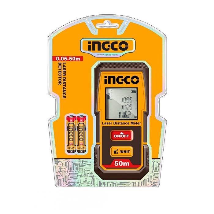 Ingco Laser distance detector Range:0.05-50m - Annex Power Tools